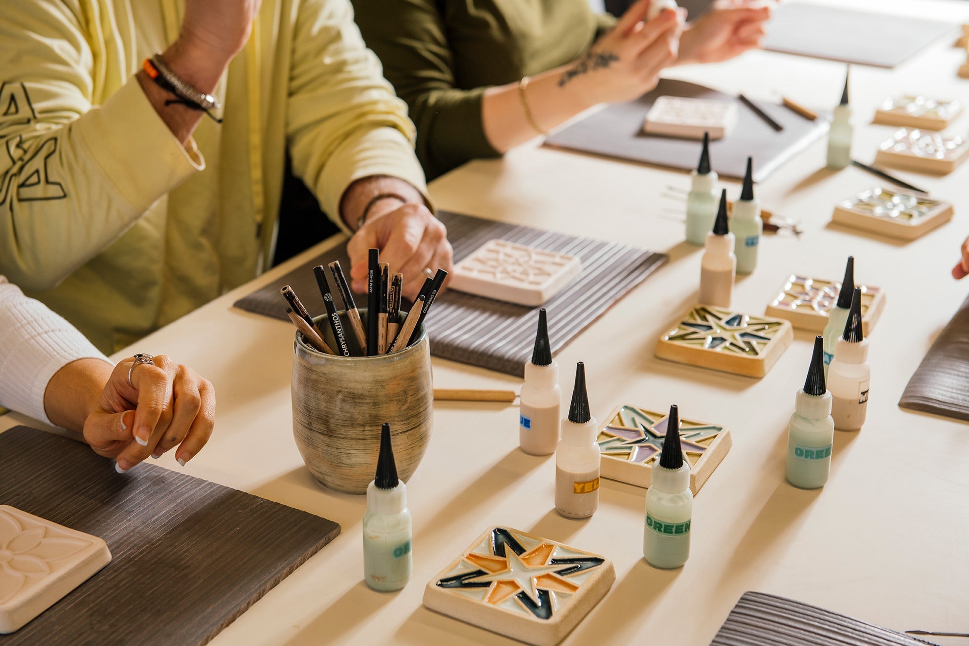 Tile Glazing Workshops – Pewabic Pottery