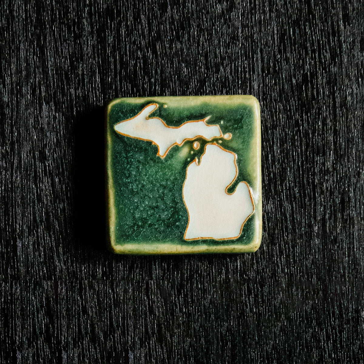 Michigan Outline Tile | Hand-Painted – Pewabic Pottery