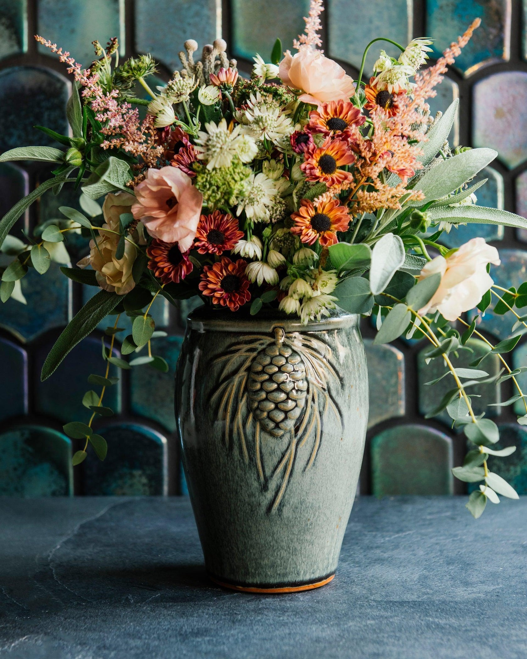 Pinecone Vase – Pewabic Pottery