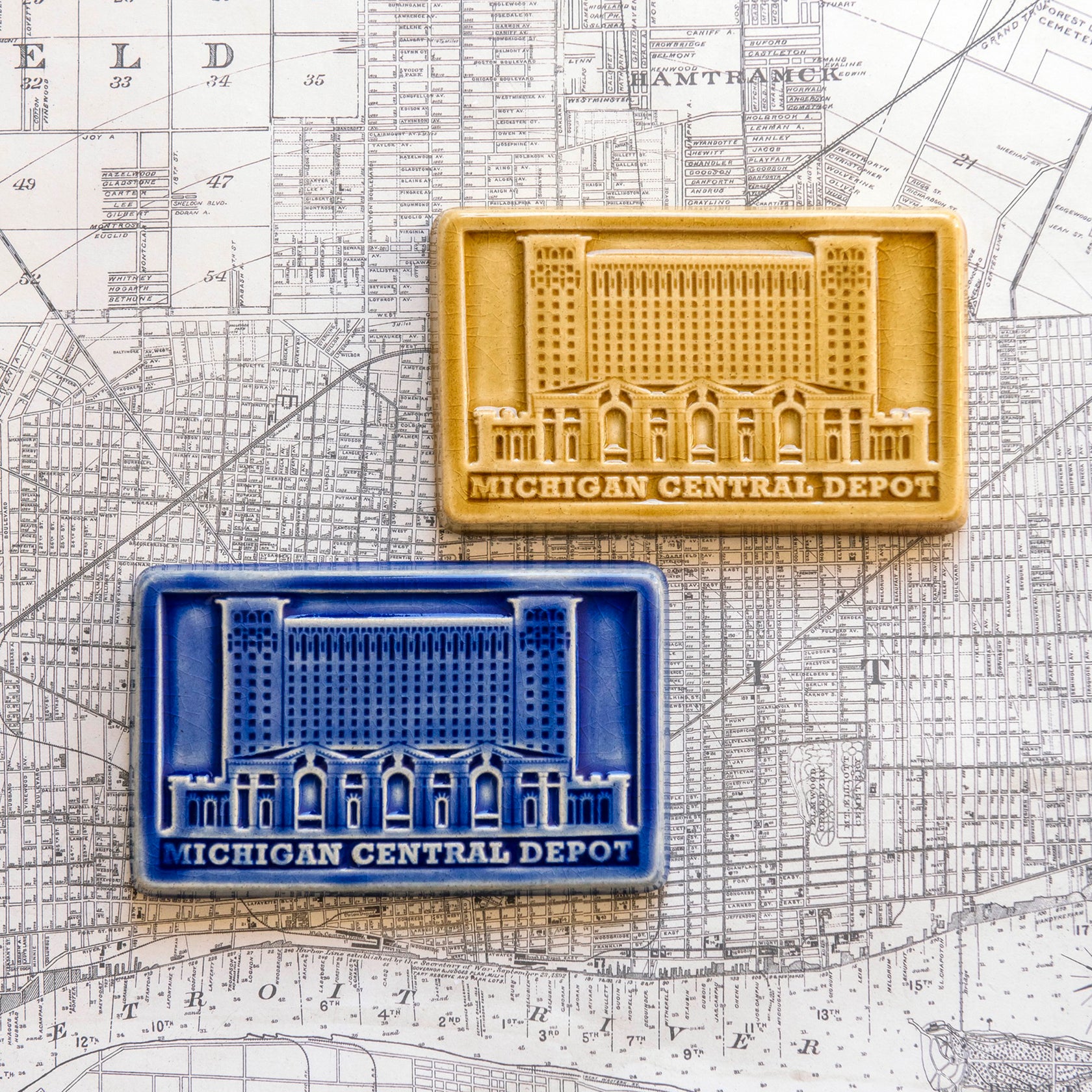 Michigan Central Depot Tile – Pewabic Pottery