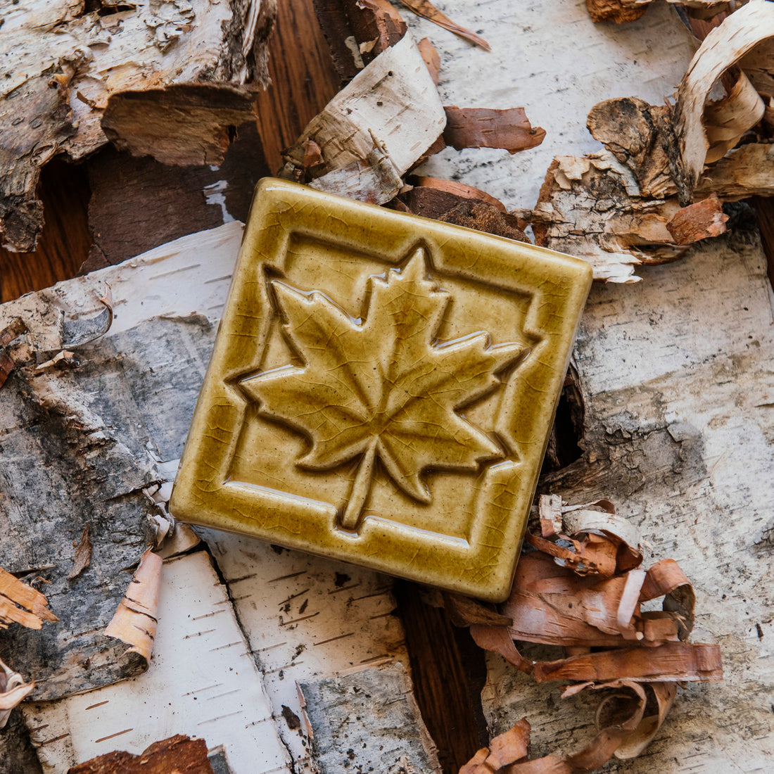 Maple Leaf Tile – Pewabic Pottery