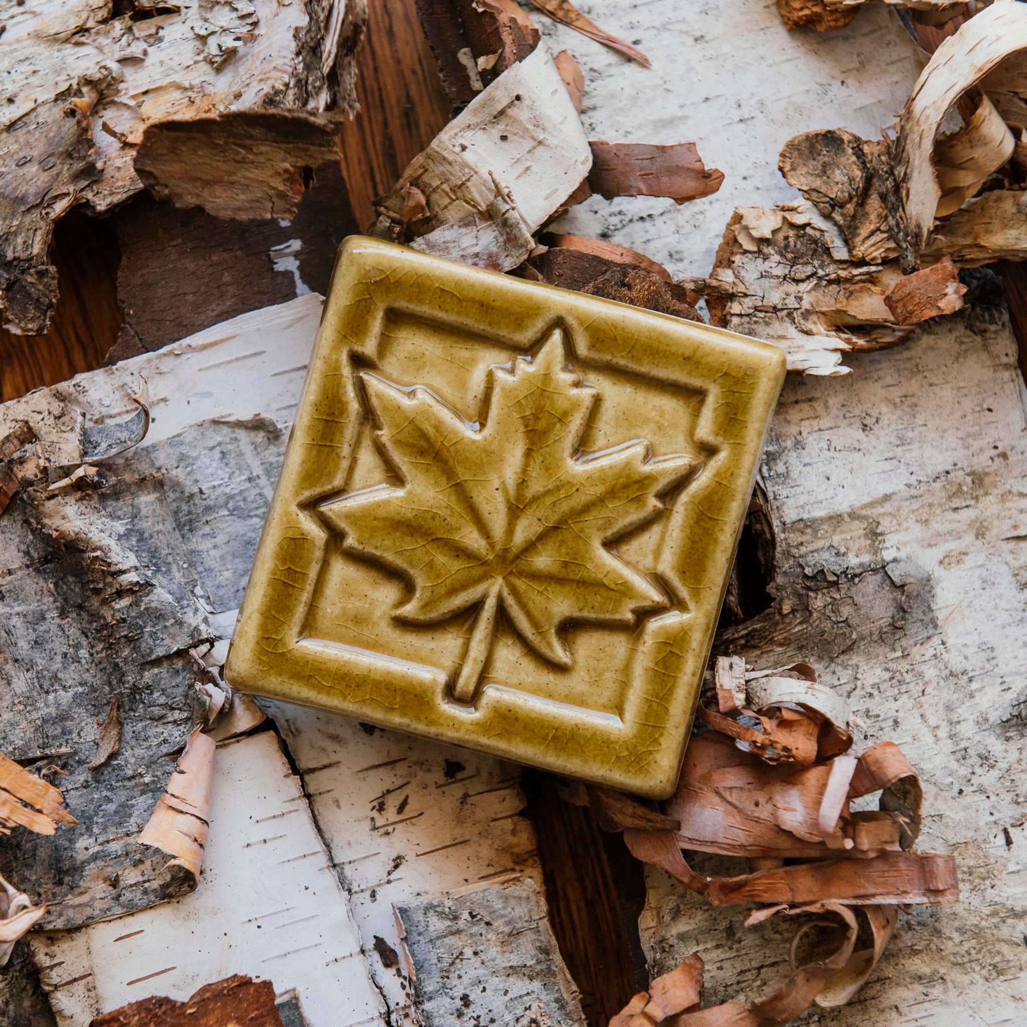 Maple Leaf Tile – Pewabic Pottery
