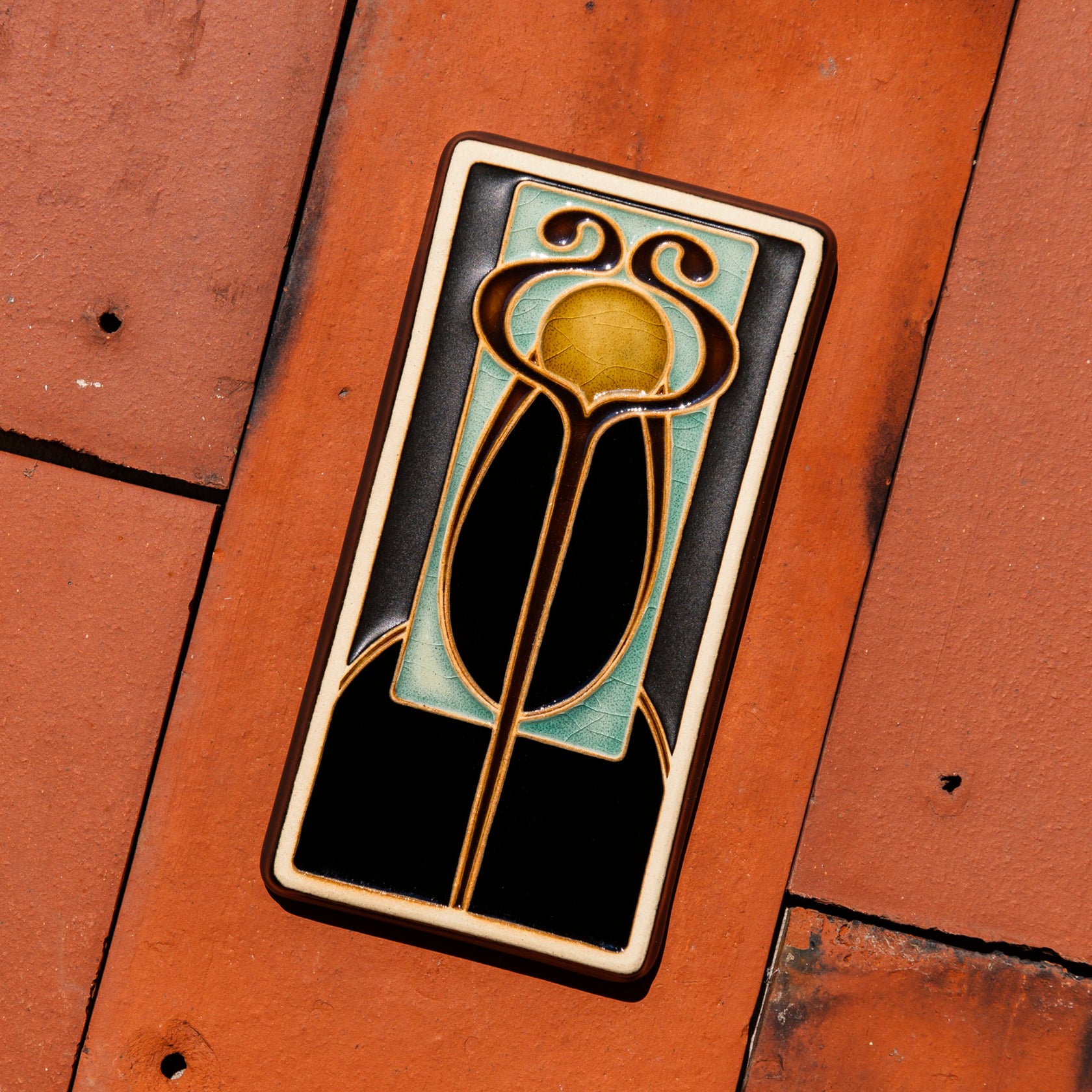 Hand-Painted Stickley Tile – Pewabic Pottery