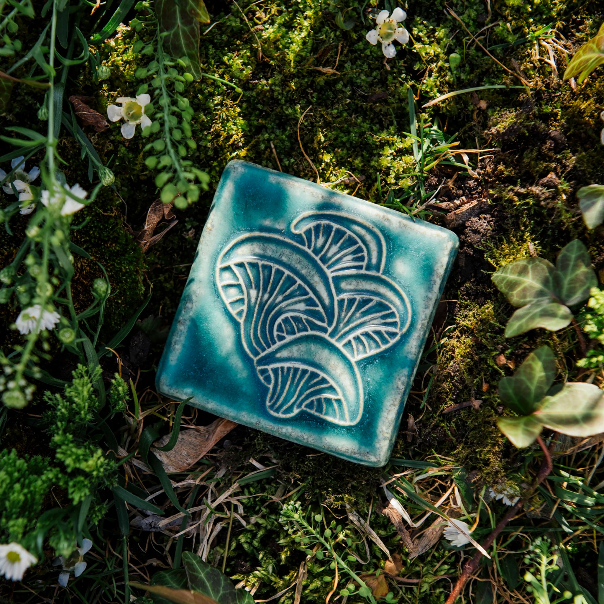 Oyster Mushroom Tile – Pewabic Pottery