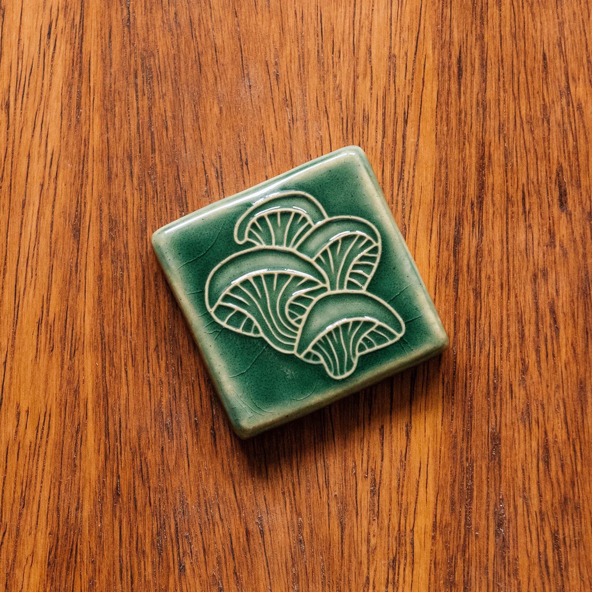 Oyster Mushroom Tile – Pewabic Pottery