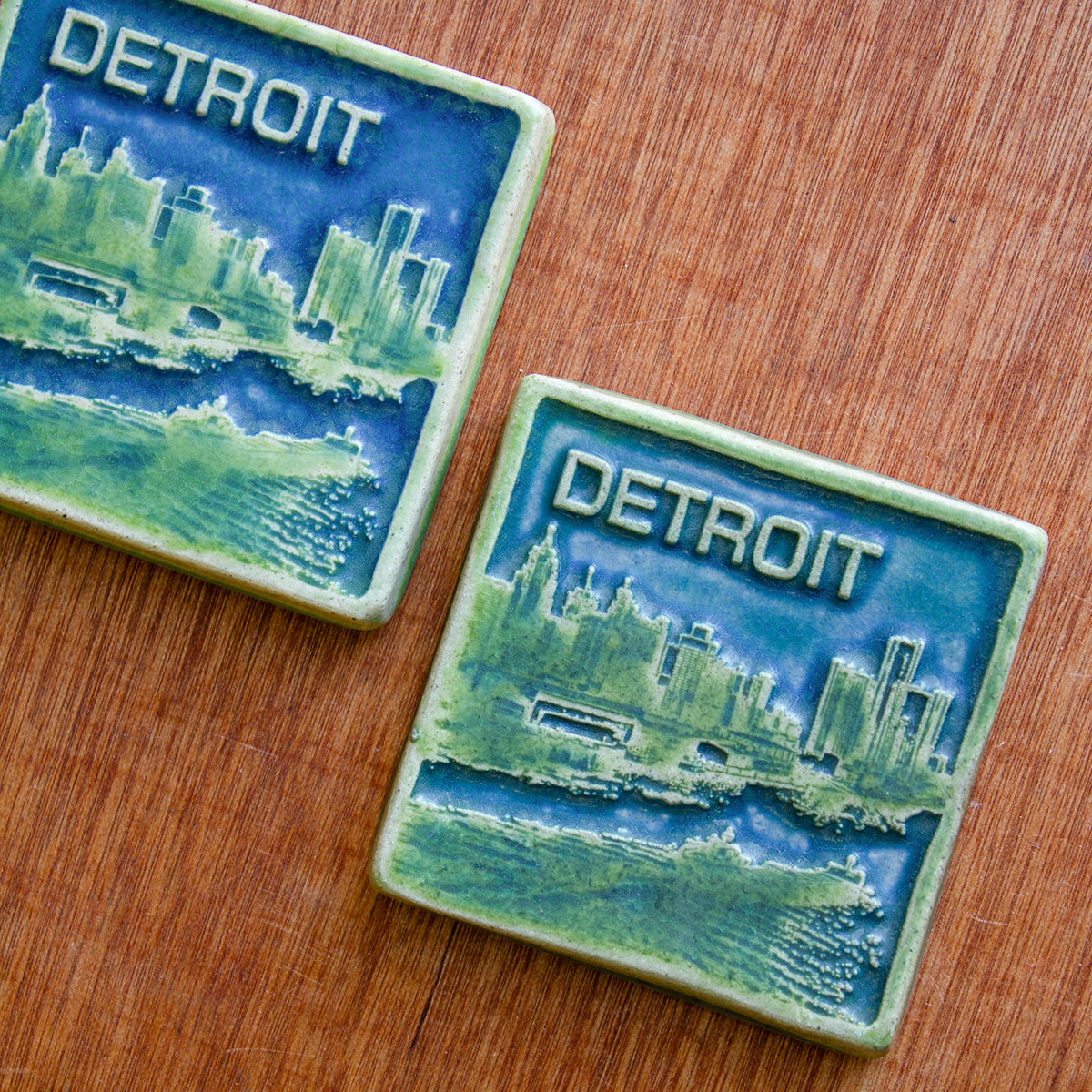 Detroit Skyline, Two-Tone – Pewabic Pottery