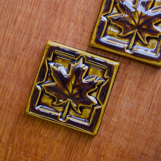 Maple Leaf Tile – Pewabic Pottery