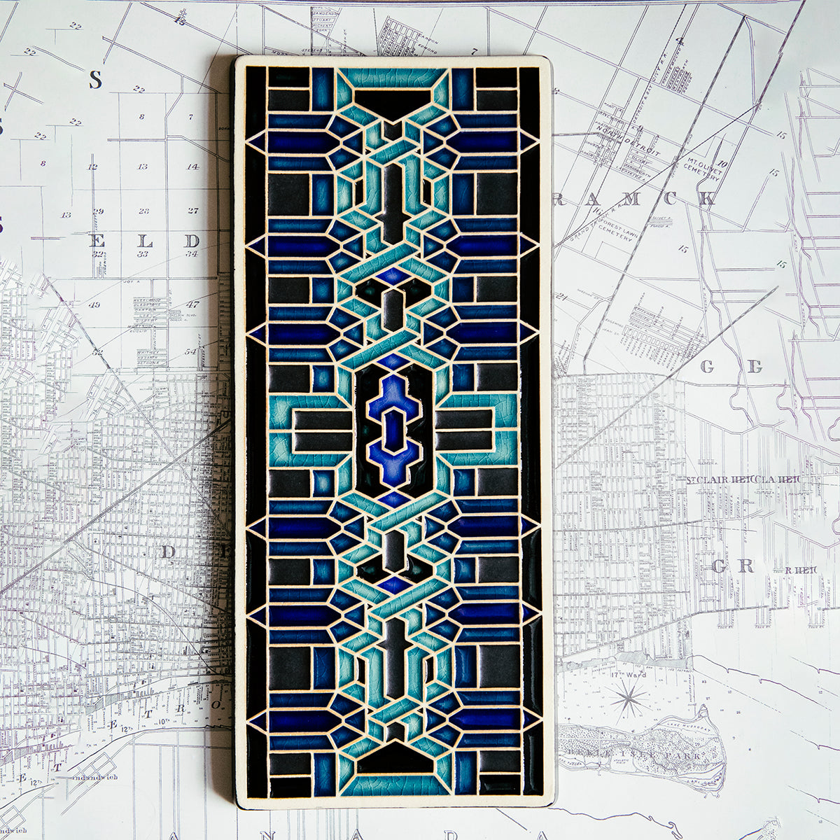 Guardian Pattern Tile – Pewabic Pottery