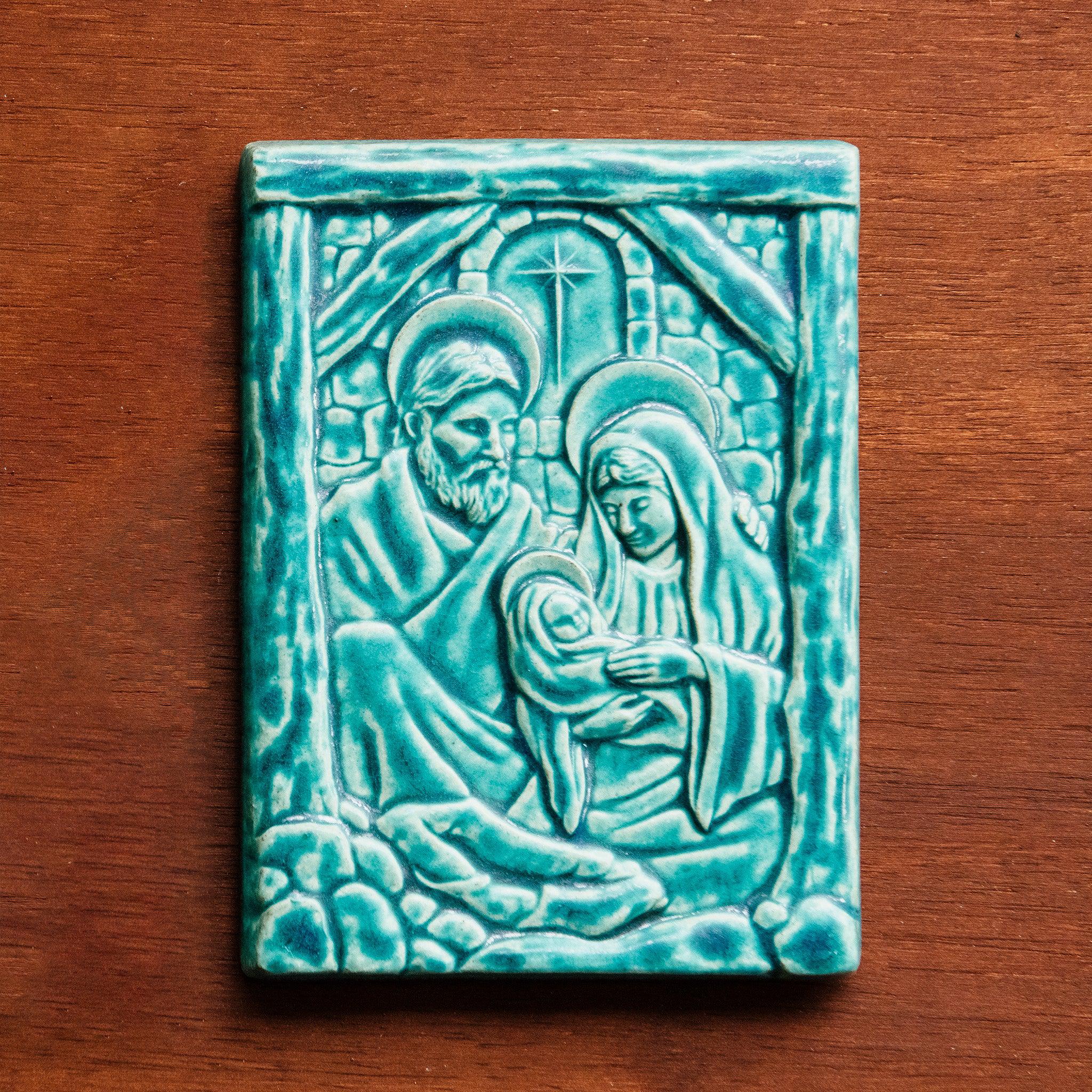 Nativity Tile – Pewabic Pottery