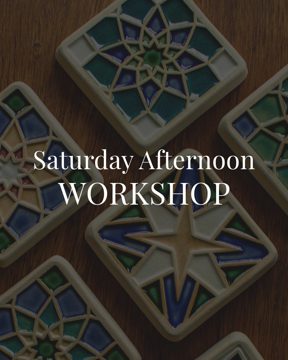 Saturday Tile Glazing Workshop 1-2pm | 6/28/2025 – Pewabic Pottery