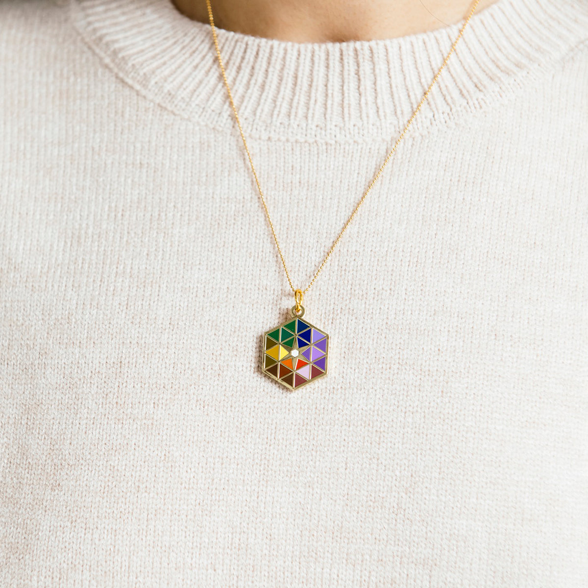 Hex Necklace – Pewabic Pottery