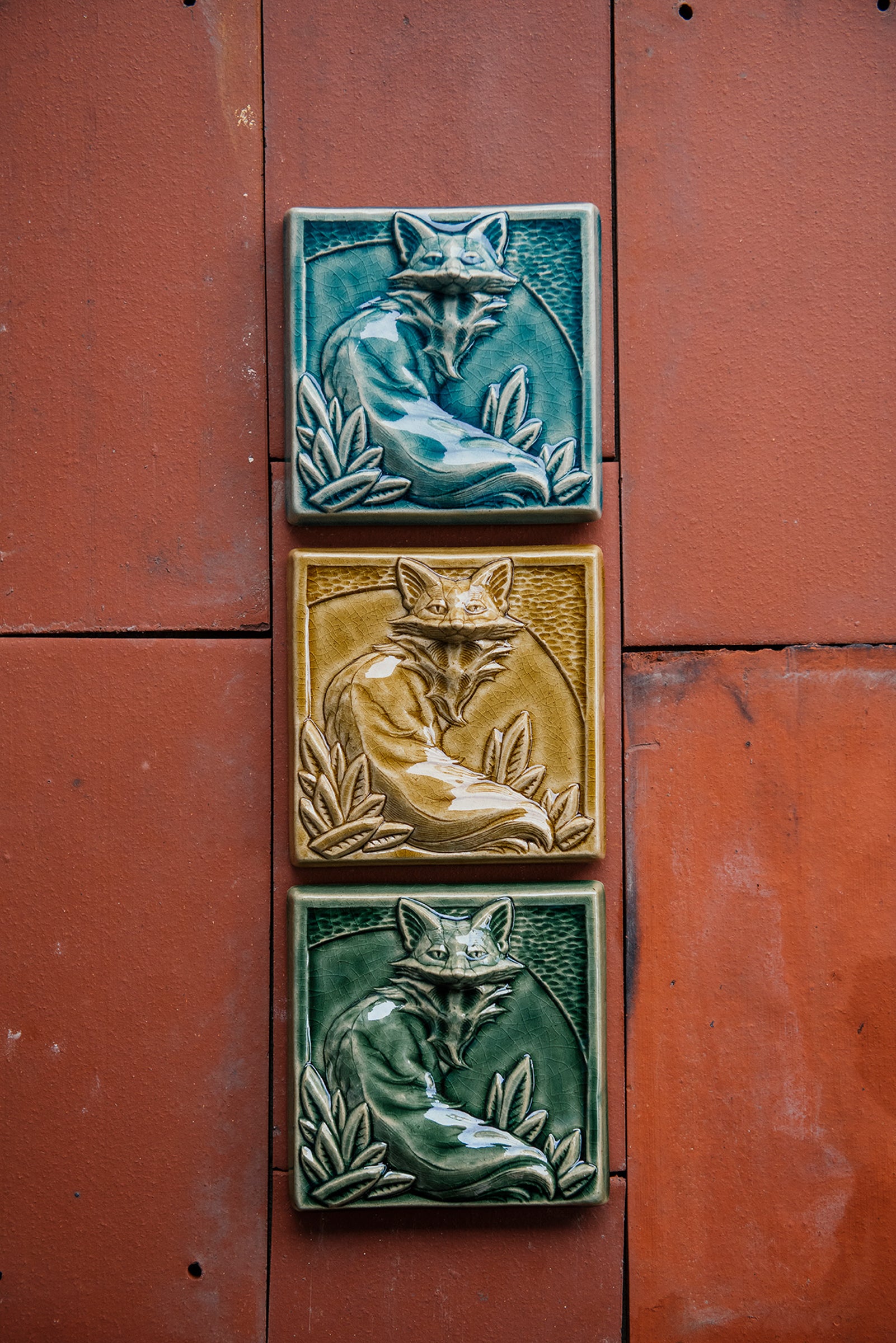 Fox Tile – Pewabic Pottery