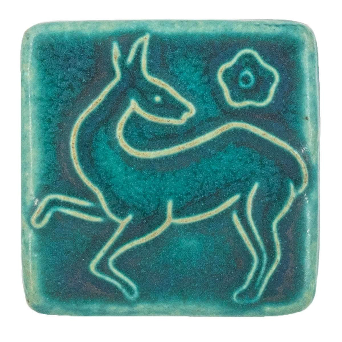 Prancing Deer Tile – Pewabic Pottery