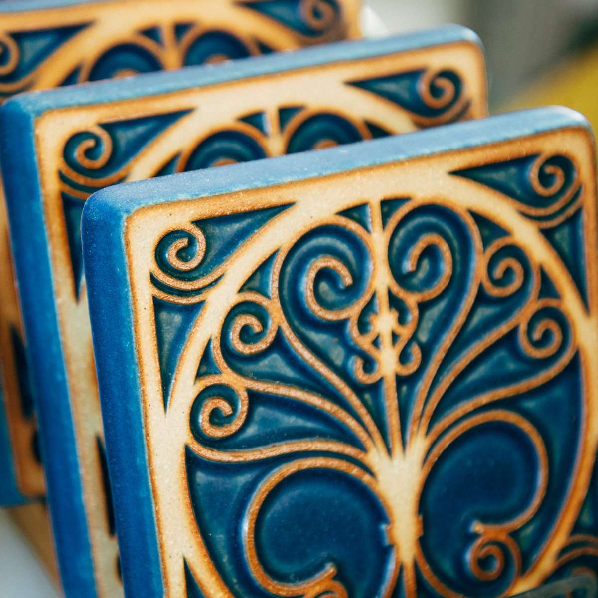 Ironwork Tile – Pewabic Pottery