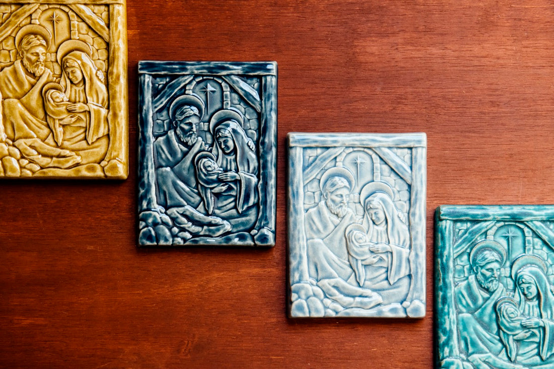 Nativity Tile – Pewabic Pottery
