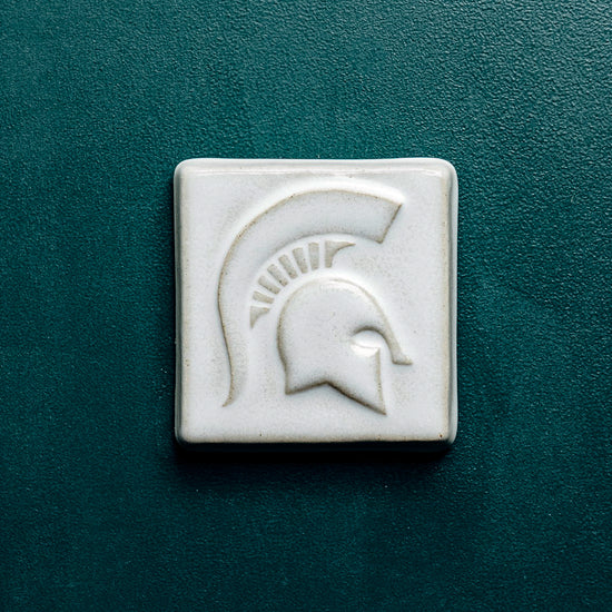 Michigan State University Spartan Tile – Pewabic Pottery