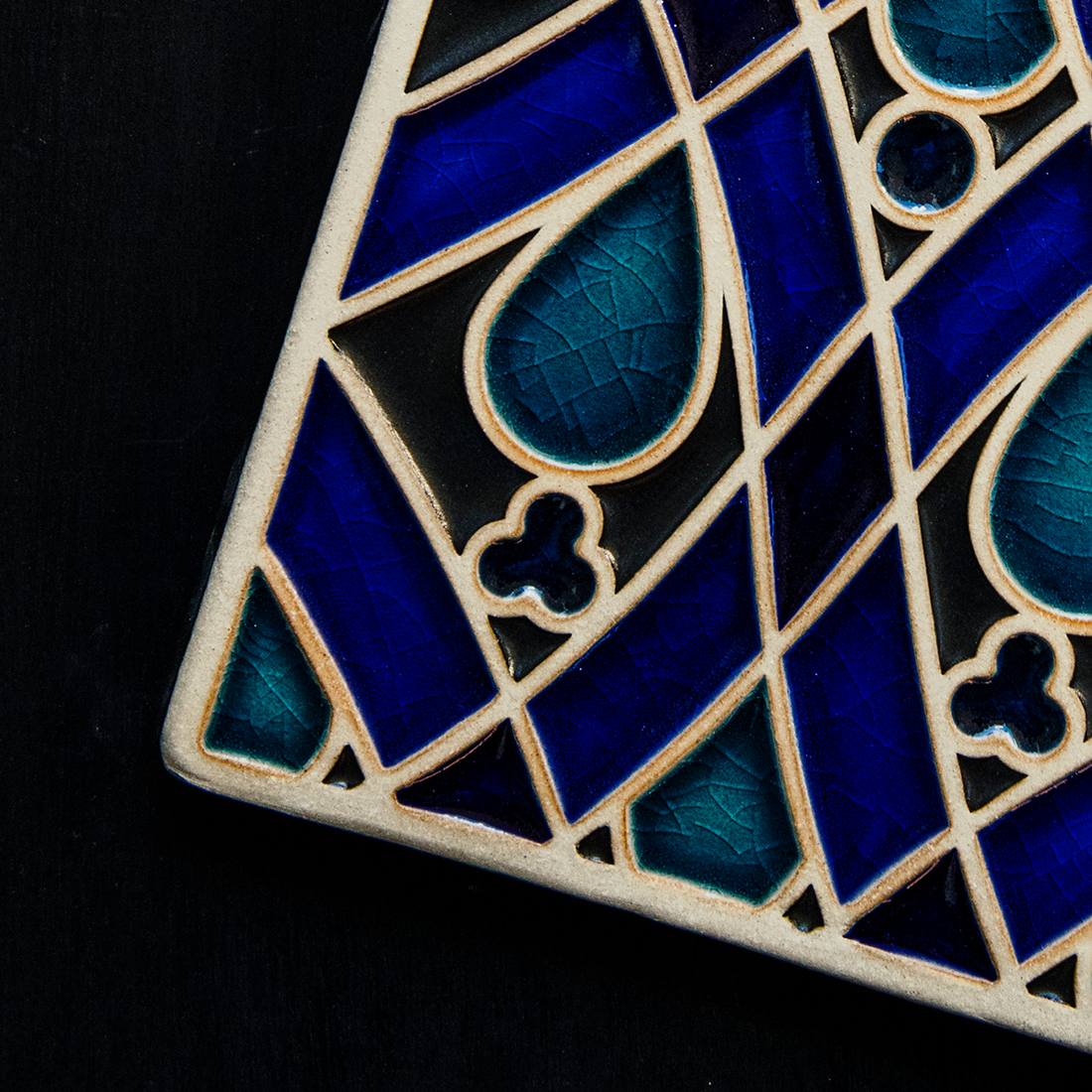 Women's City Club Pattern Tile – Pewabic Pottery