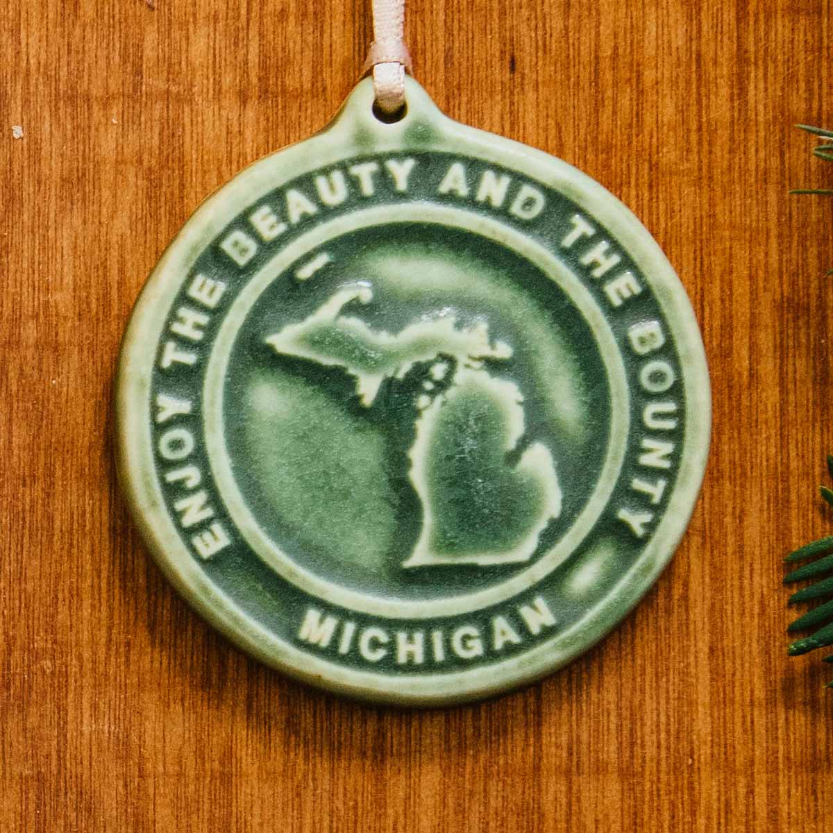 Michigan Ornament – Pewabic Pottery